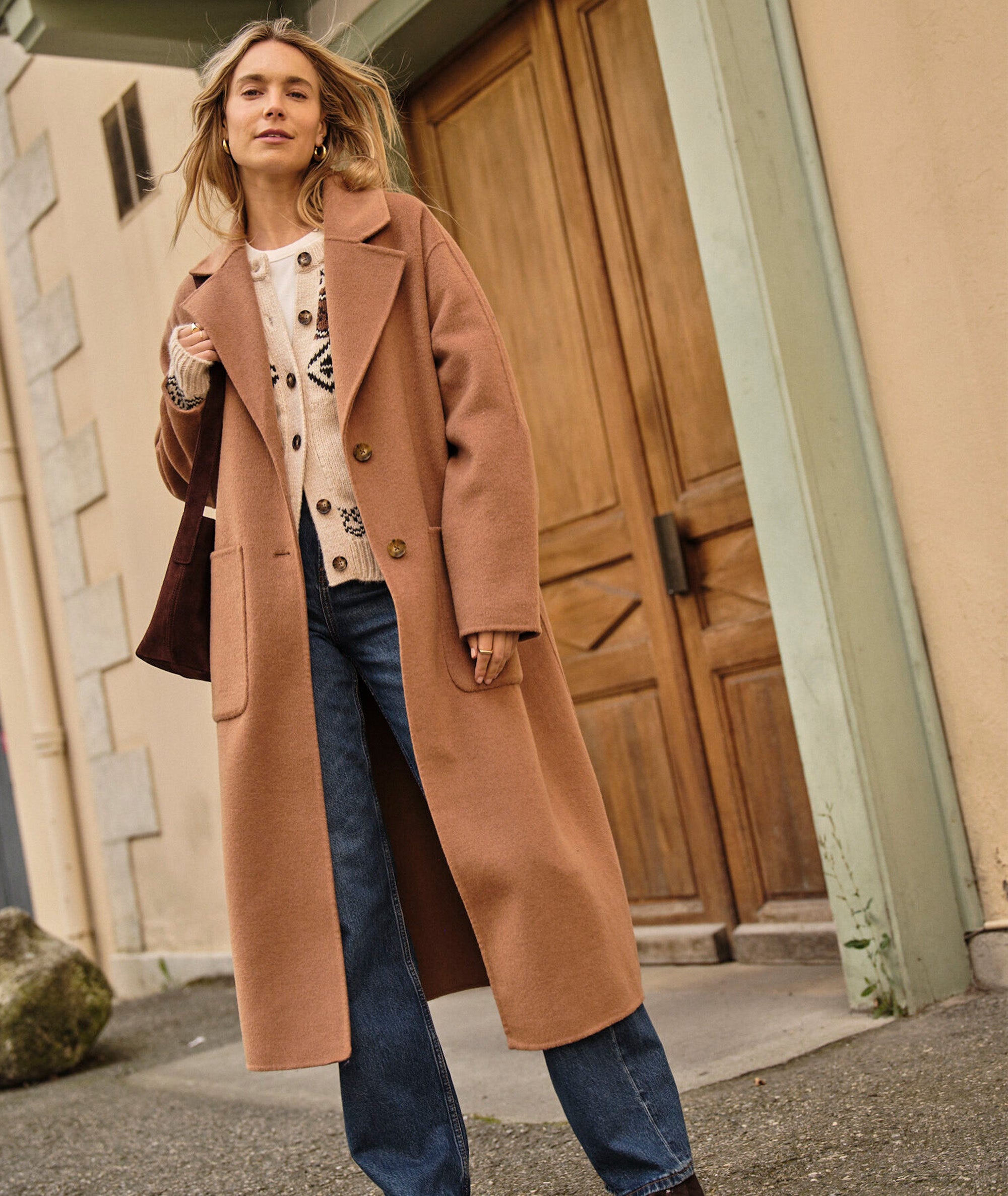 Colette Oversized Longline Coat – Marine Layer