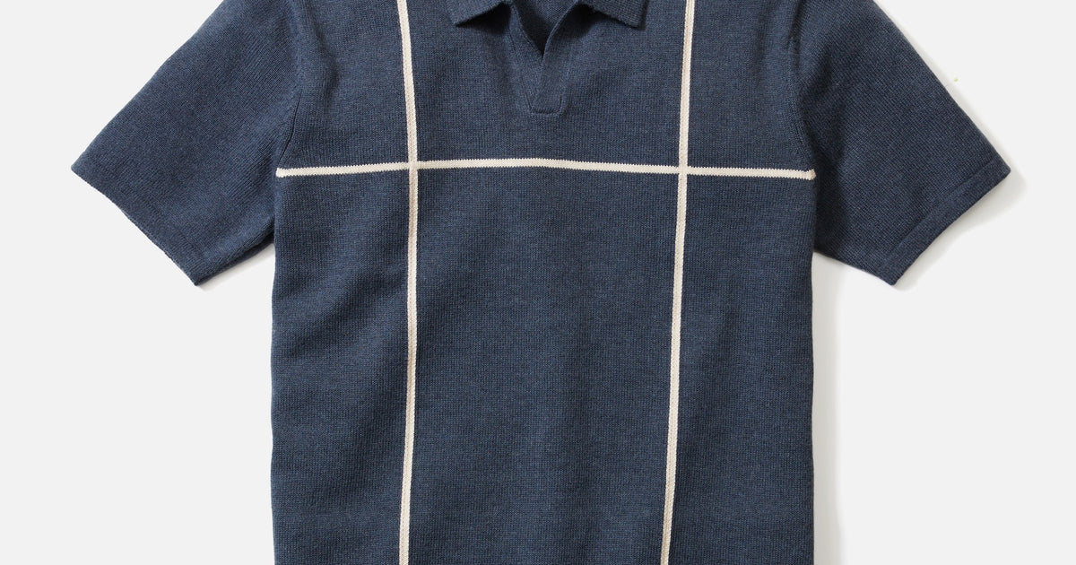 Cliff Sweater Polo – Marine Layer