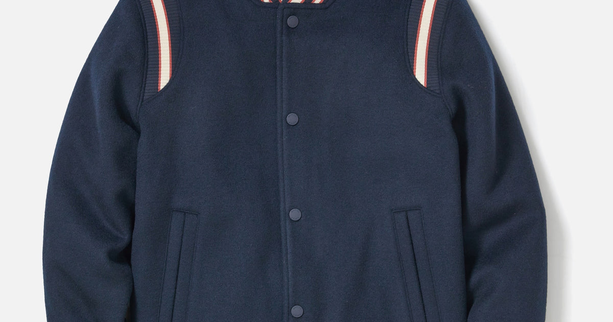 Fields Wool Varsity Jacket – Marine Layer