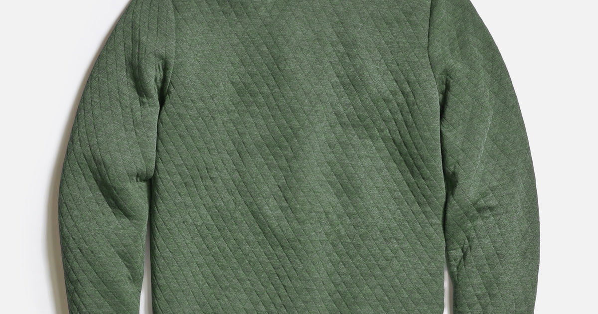 Corbet Quilted Crewneck – Marine Layer