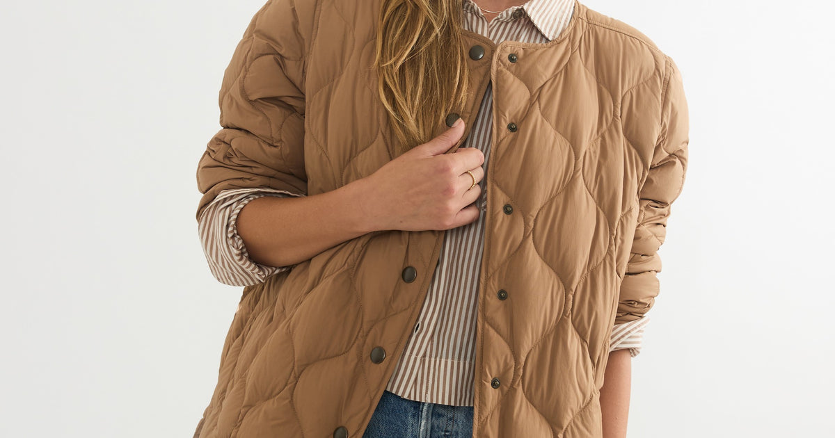 Calista Lightweight Quilted Jacket – Marine Layer
