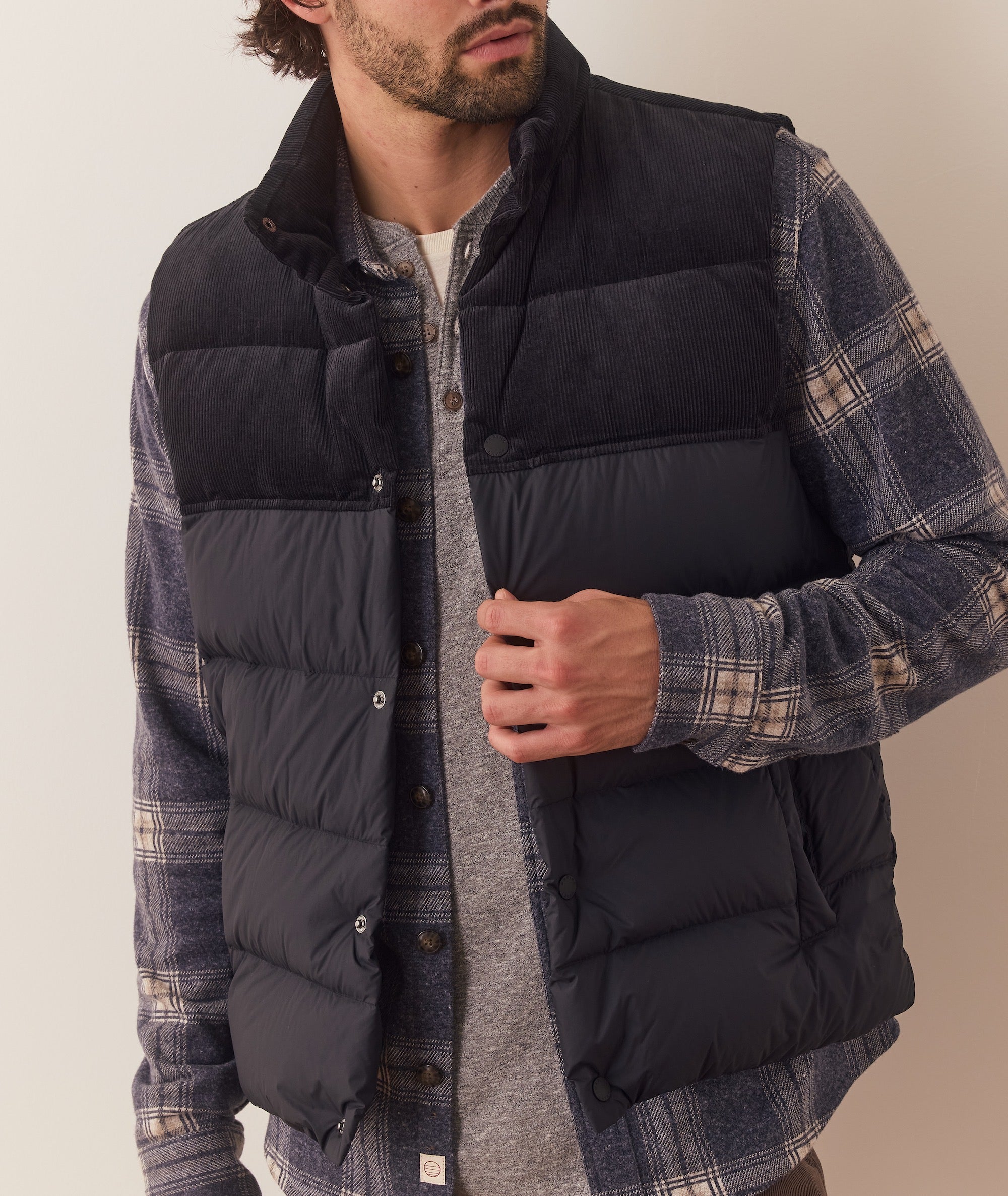 Miles Corduroy Puffer Vest – Marine Layer