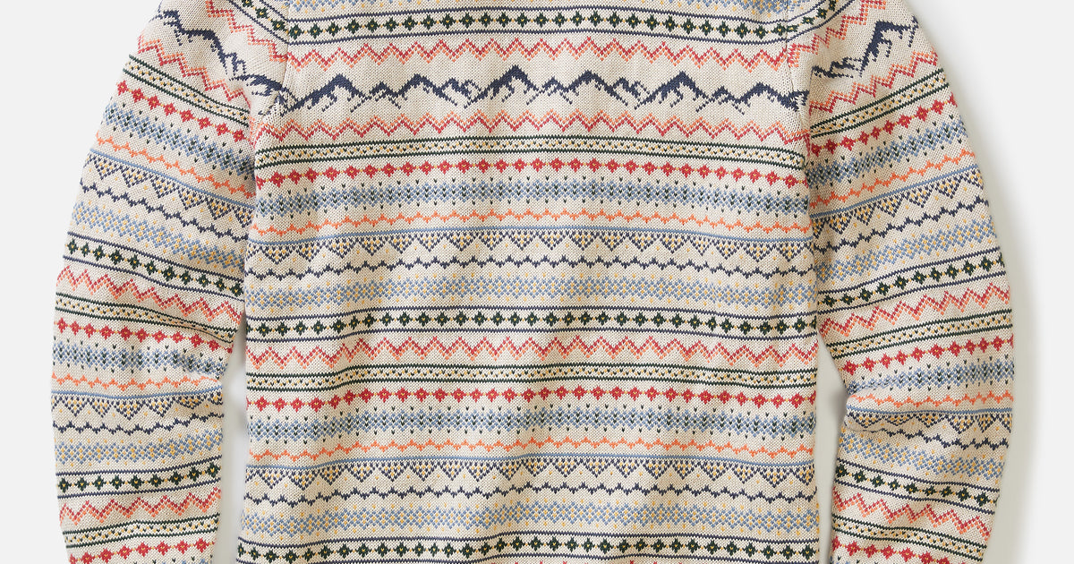 California Fair Isle Crew Sweater – Marine Layer