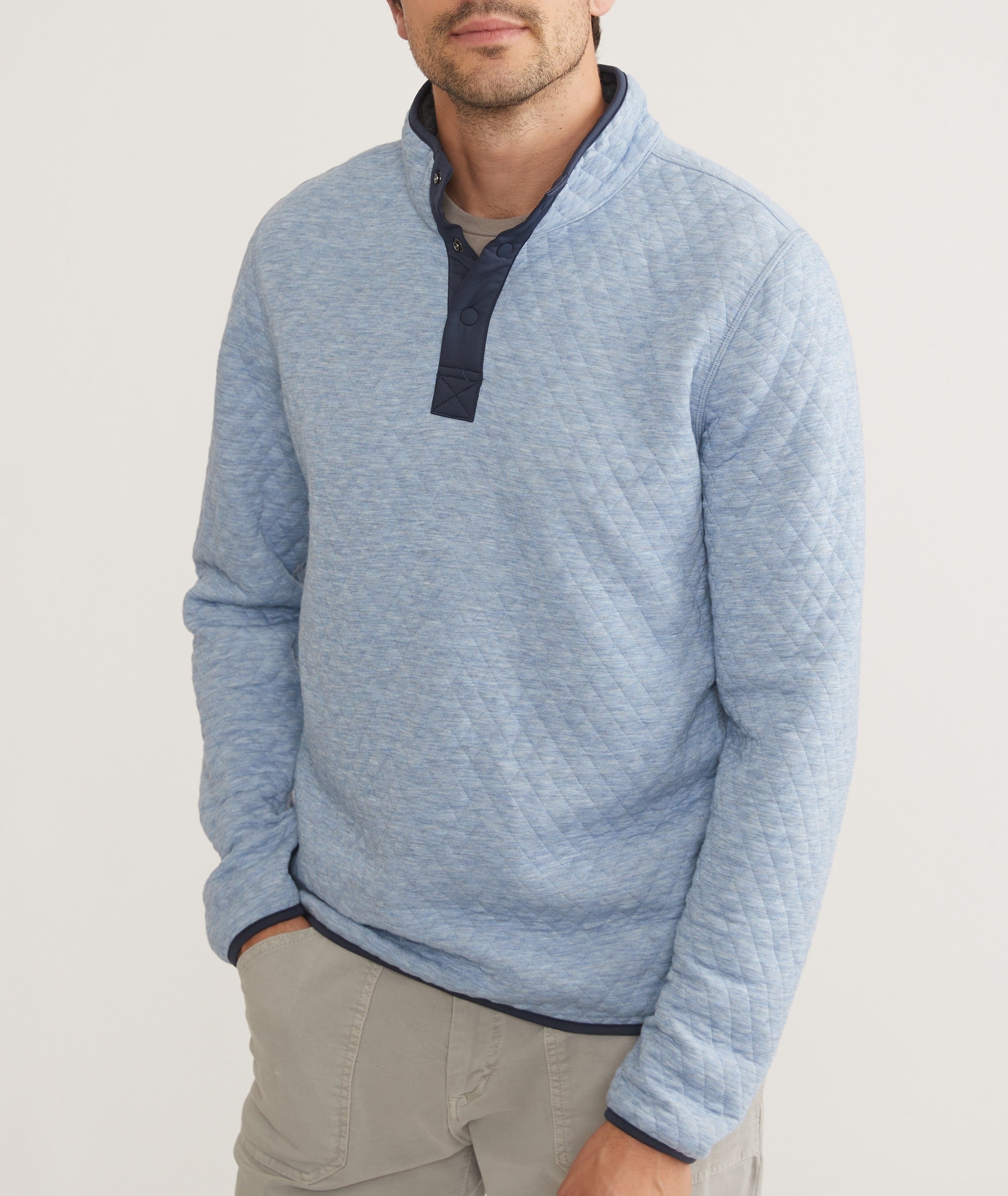 Men's Corbet Quilted Reversible Pullover – Marine Layer