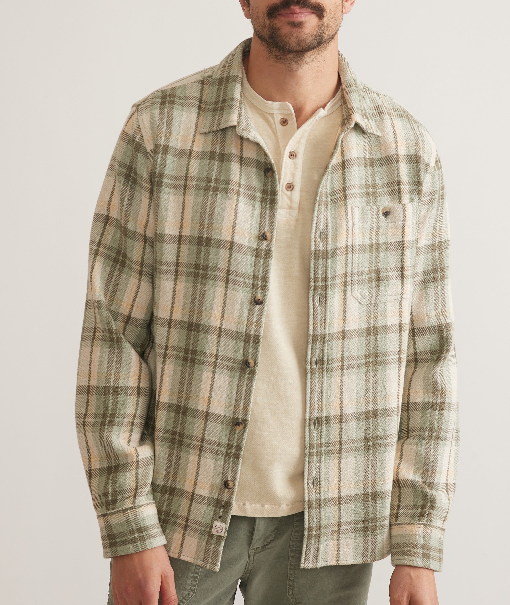 Cole Textured Twill Shirt – Marine Layer