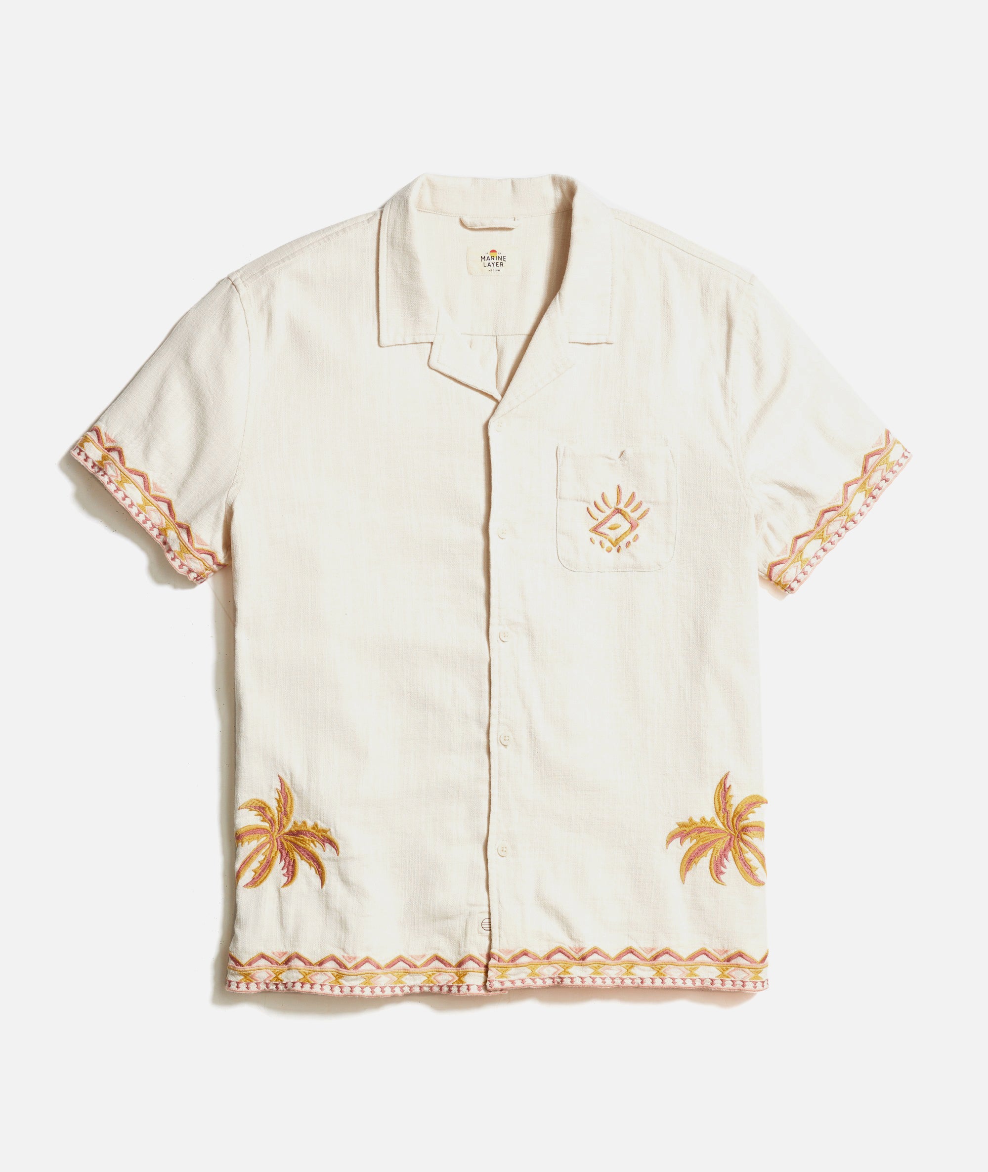 Stretch Selvage Embroidered Resort Shirt – Marine Layer