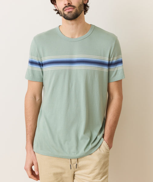 Signature Crew Stripe Tee – Marine Layer