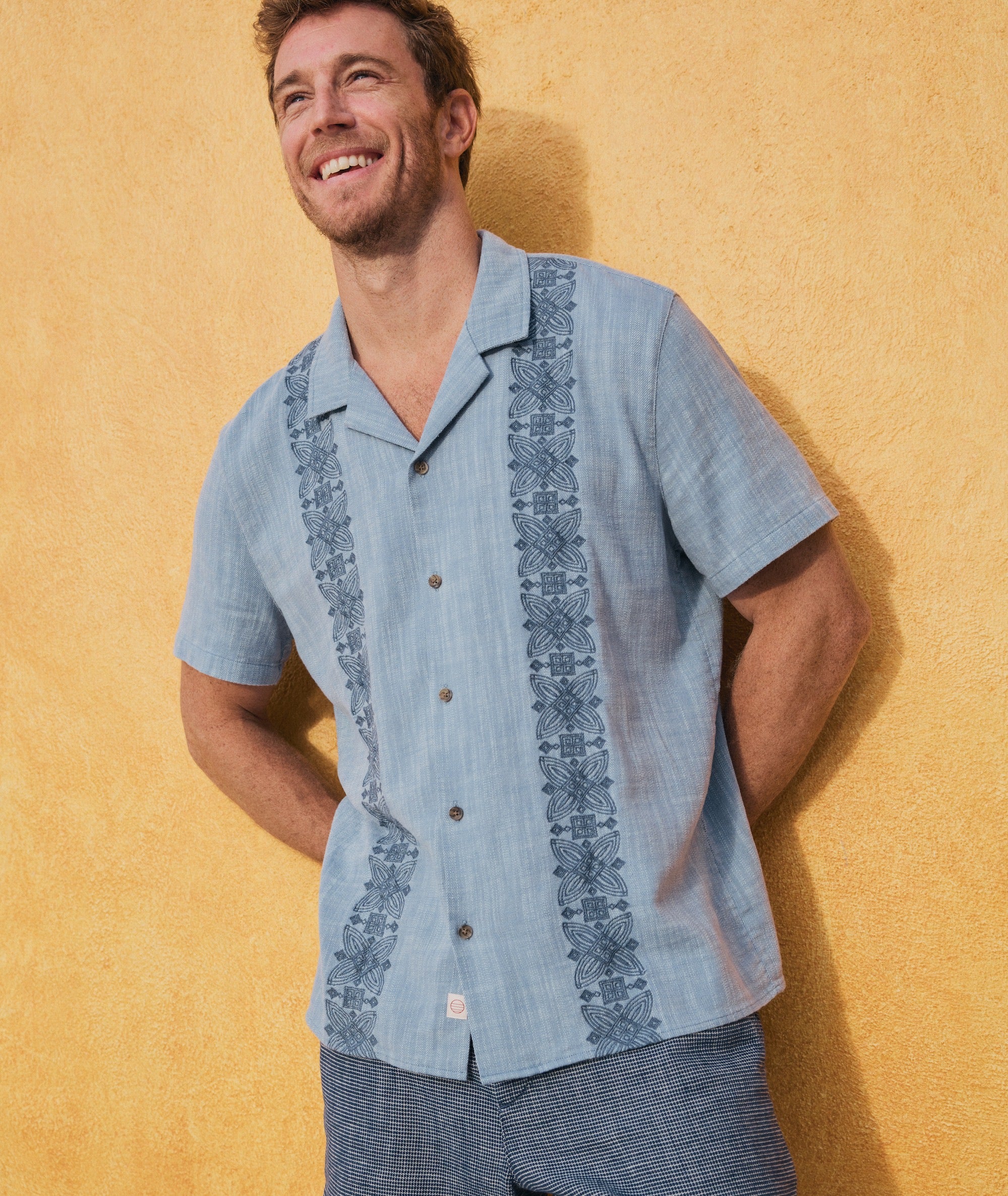 Stretch Selvage Embroidered Resort Shirt – Marine Layer