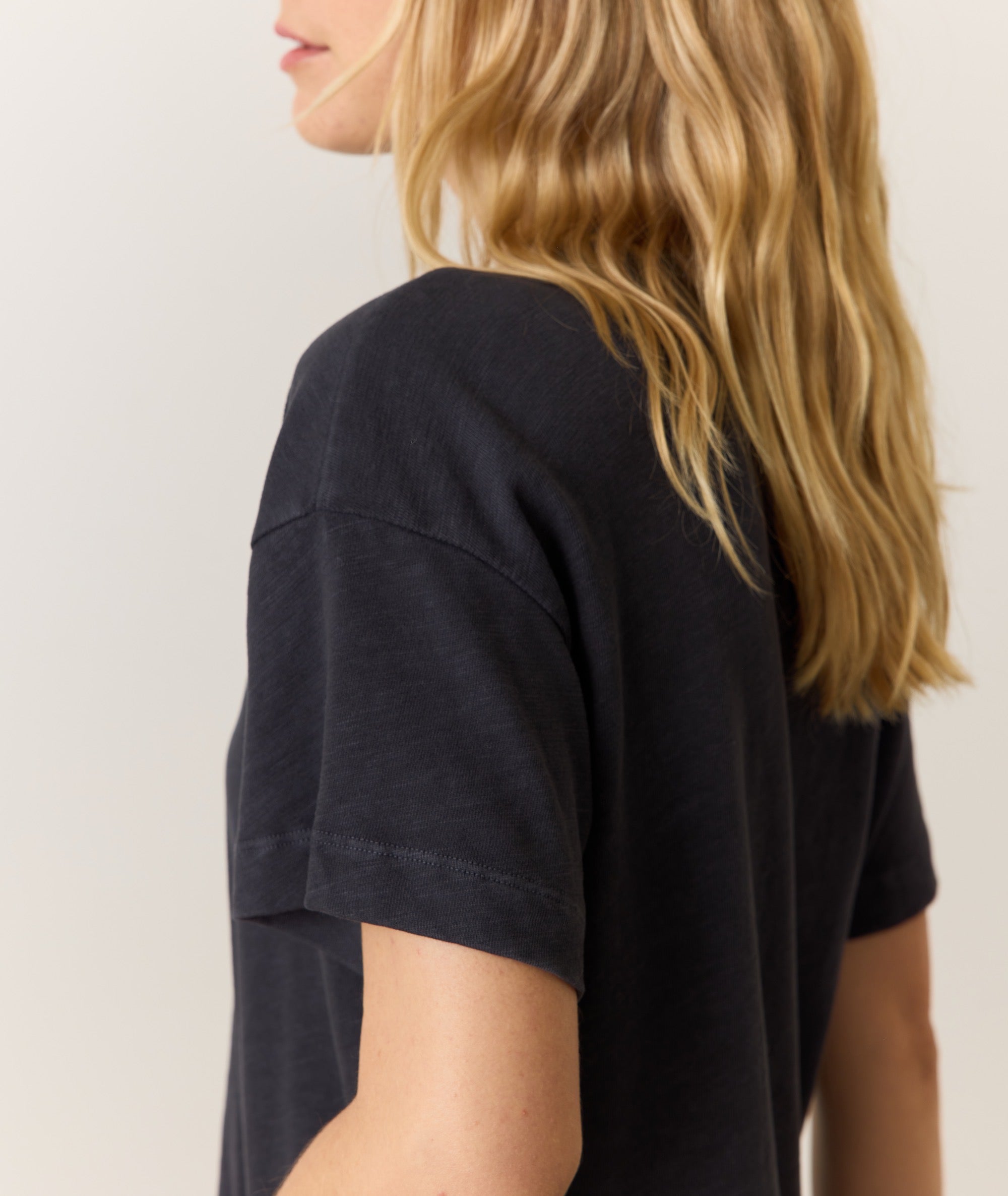 Vintage Slub Crop Tee – Marine Layer