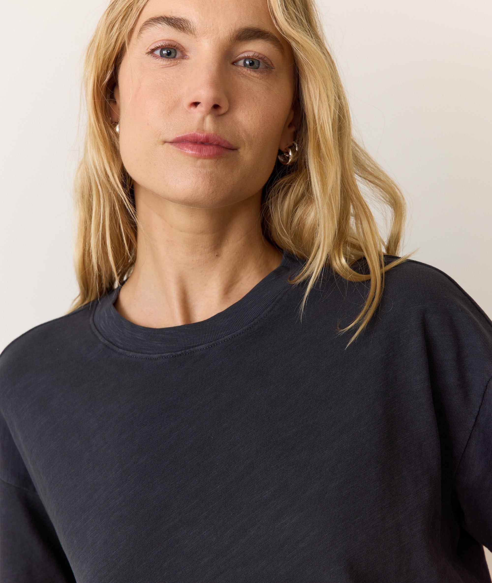 Vintage Slub Crop Tee – Marine Layer