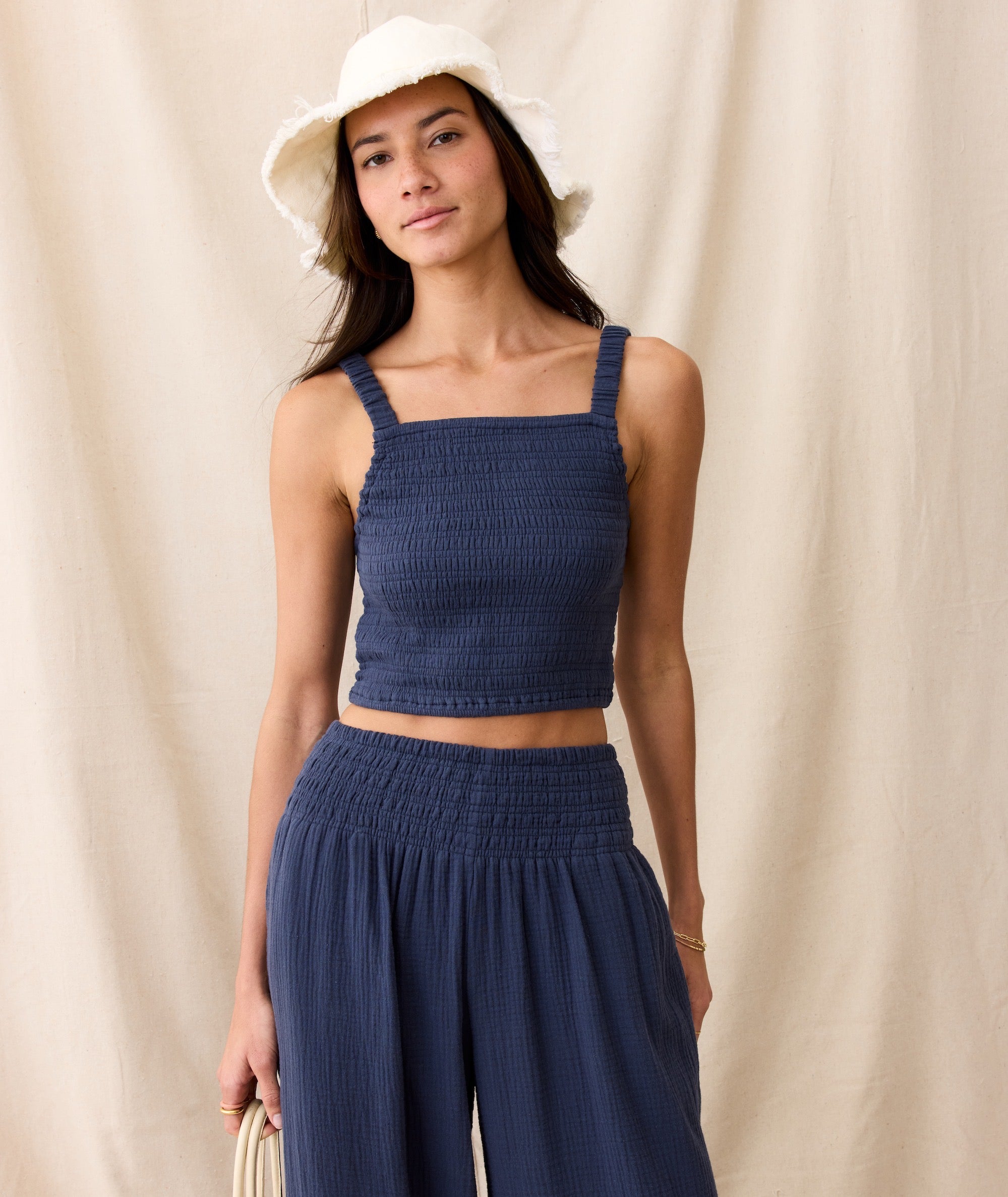 Sophia Double Cloth Palazzo Pant – Marine Layer