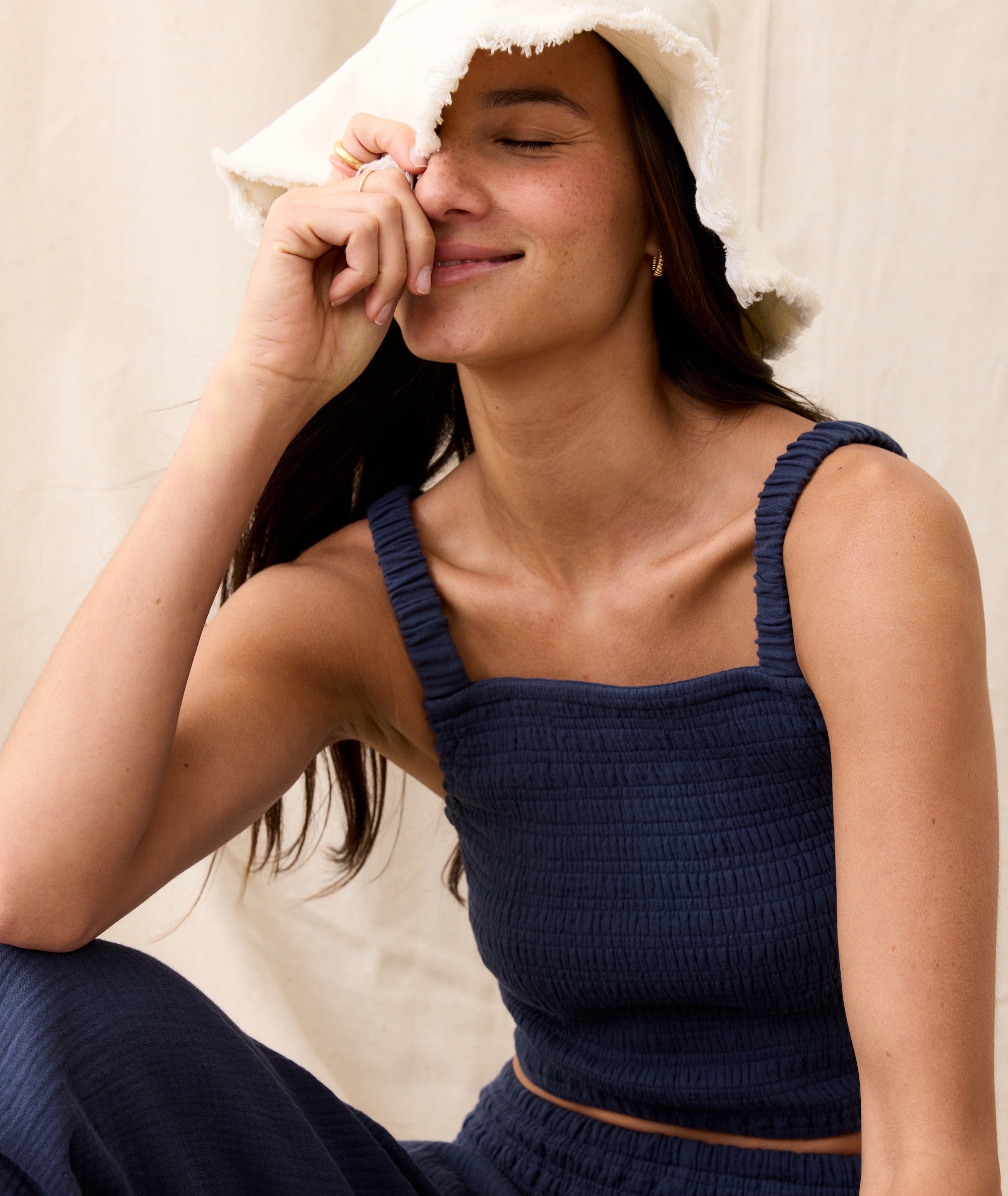 Lila Double Cloth Tank – Marine Layer