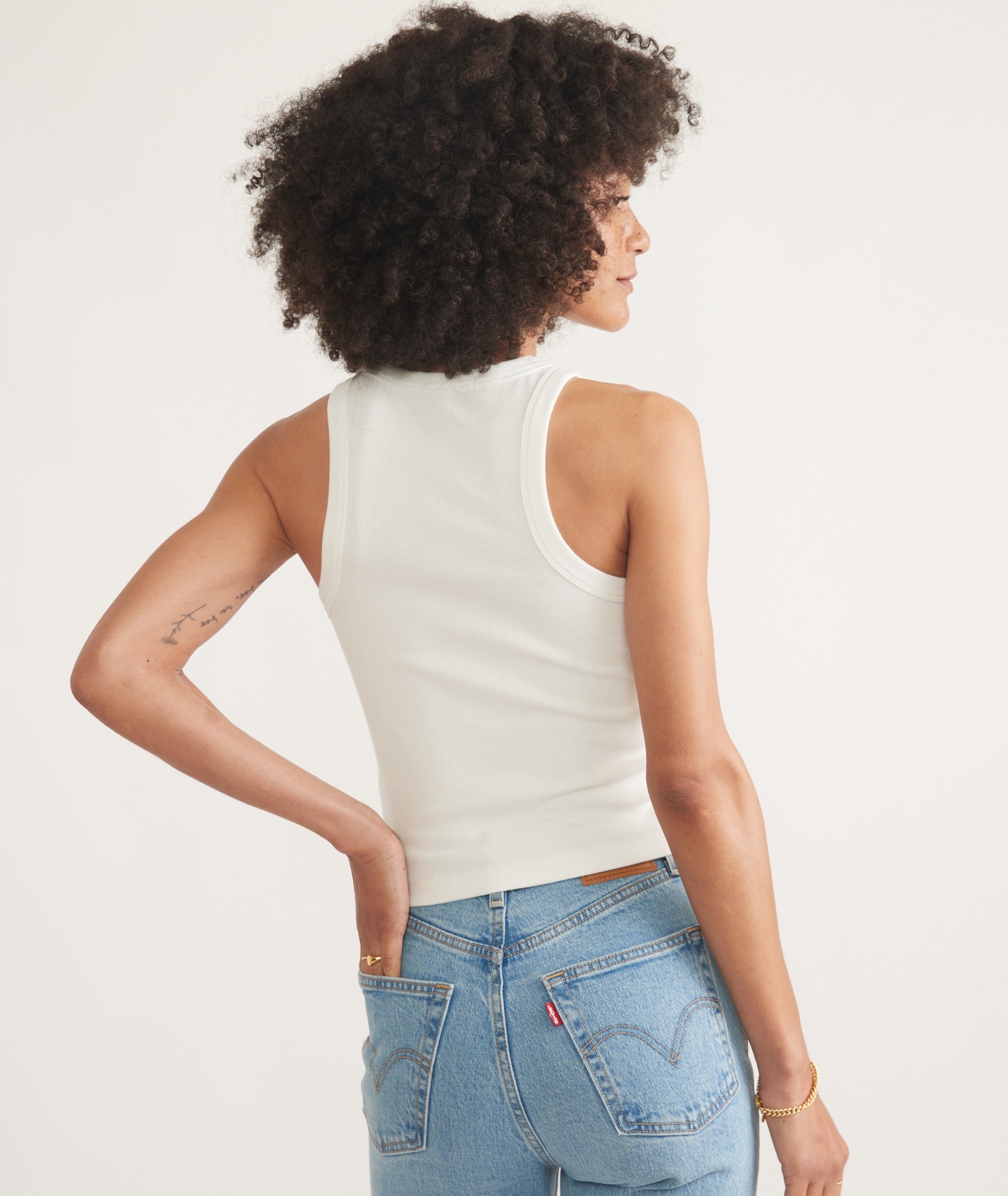 Lexi Rib Sun-In High Neck Crop Tank – Marine Layer