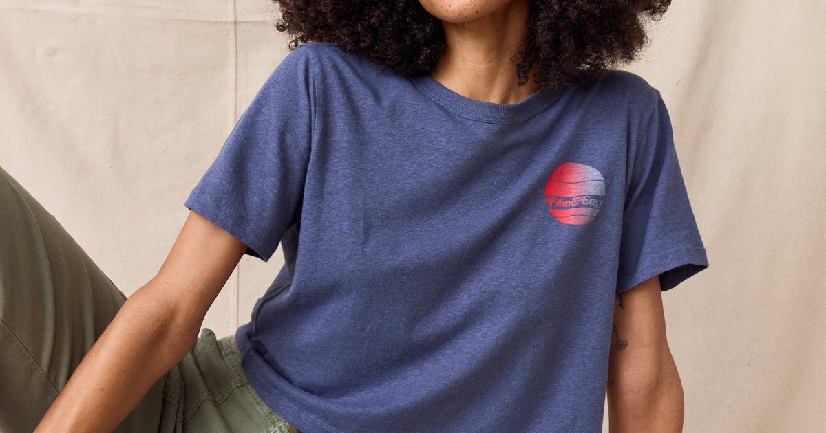 ML x Free & Easy Crop Graphic Tee – Marine Layer