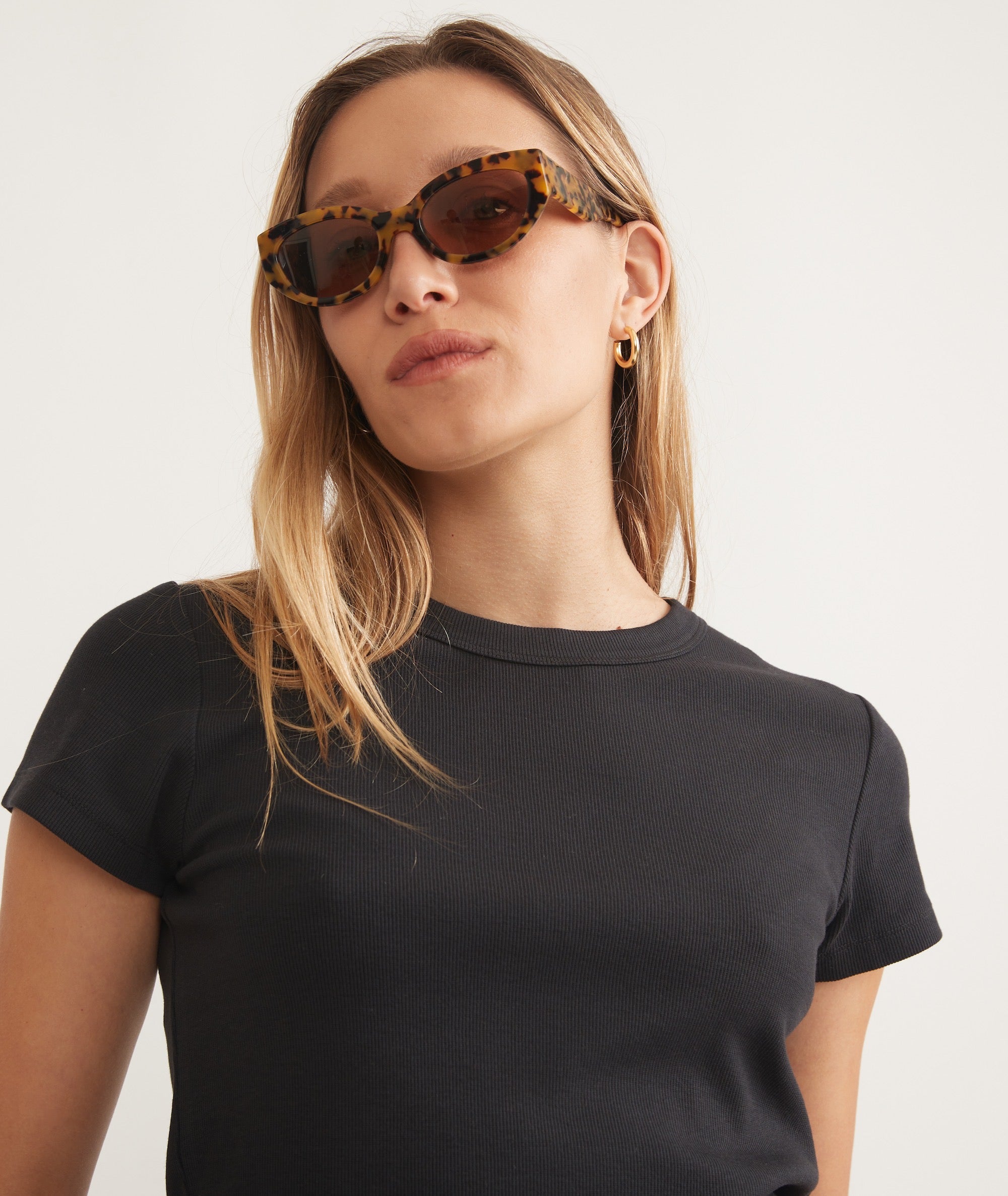 Lexi Rib Sun In Crew Tee Marine Layer