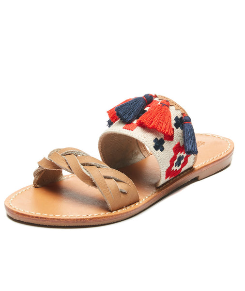 Soludos - Embroidered Slide Flat Sandal – Marine Layer