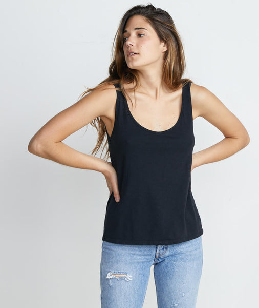 Logan Tank in Black – Marine Layer