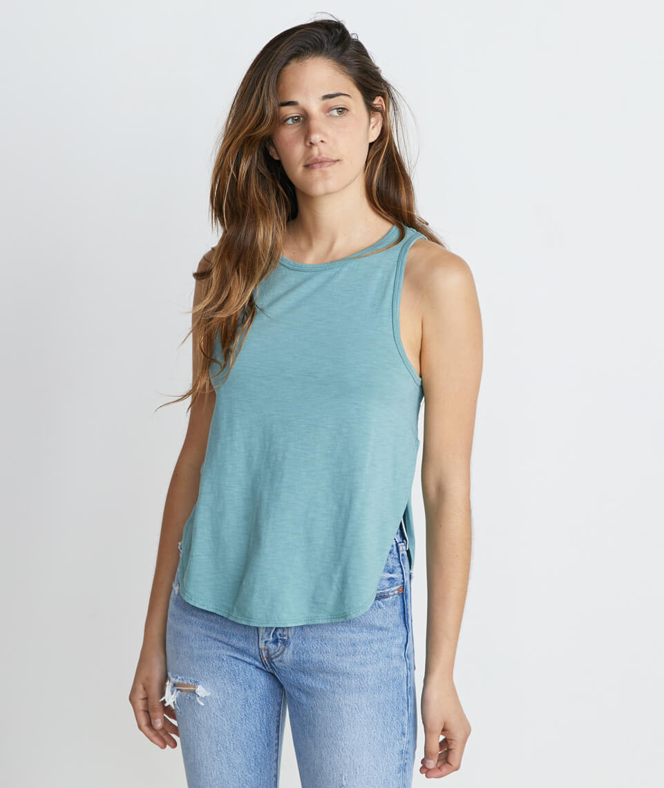 Side Tulip Tank in Surf Green – Marine Layer
