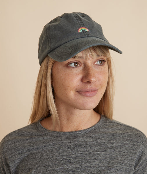 Rainbow Baseball Hat in Black – Marine Layer