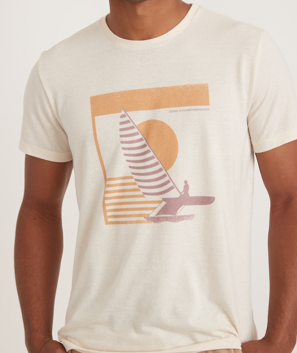 Re-Spun Graphic Tee in Natural – Marine Layer