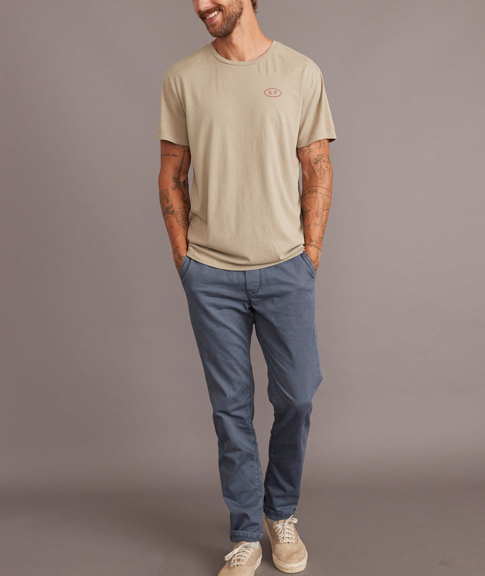 Signature Crew Graphic Tee in Chinchilla – Marine Layer