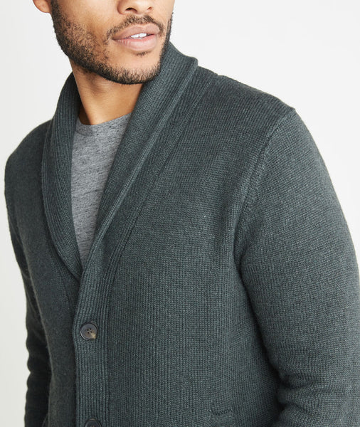 Connery Cardigan in Forest Green – Marine Layer