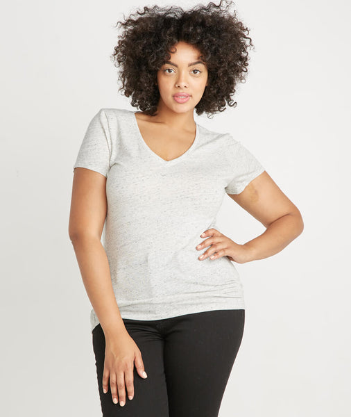 V-Neck in Light Heather Ash – Marine Layer